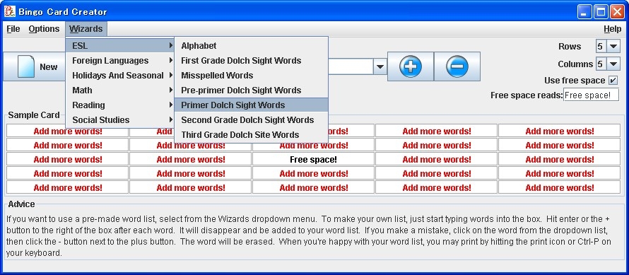 Bingo Card Creator Standaloneinstaller Bingo Card Creator Standaloneinstaller