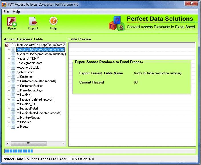 Export Access To Excel Standaloneinstaller