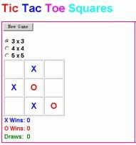 Tic Tac Toe Squares - standaloneinstaller.com